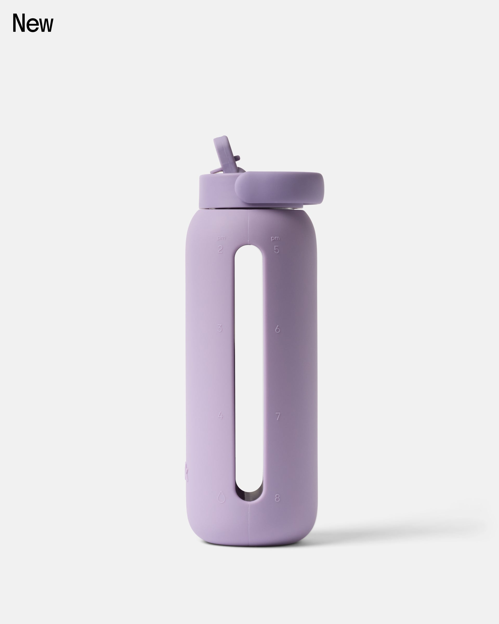 Glass water bottles that help you track your daily water intake – Bink